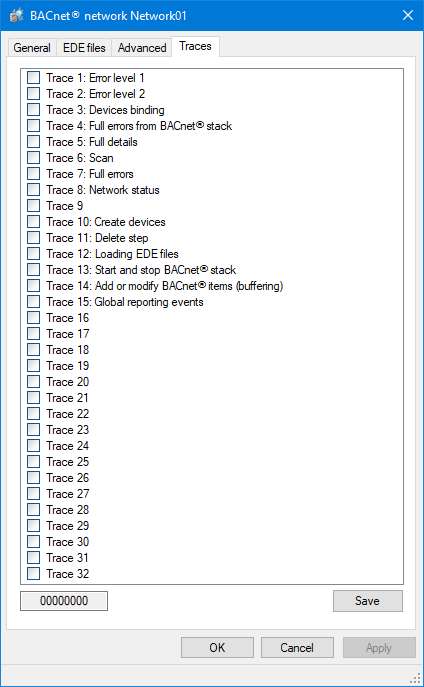 BACnet network traces