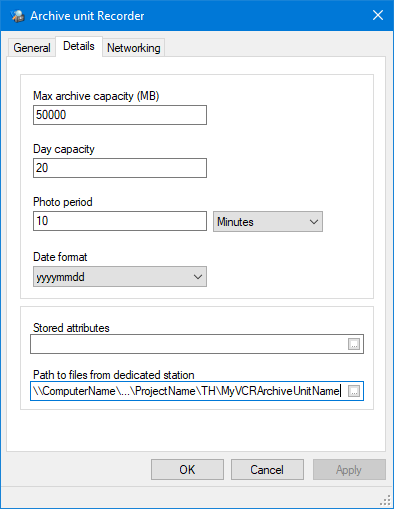 How To Configure A Vcr Archive Unit