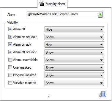 Visibility animations