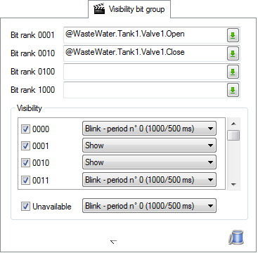 Visibility animations