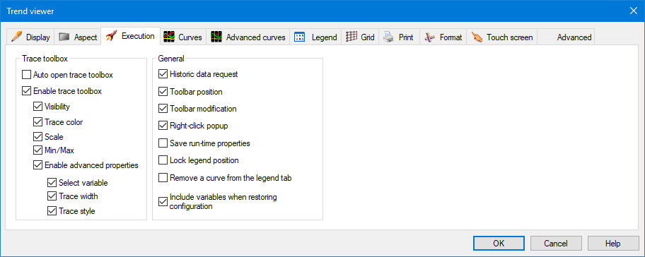 Selecting the run-time features