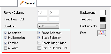 Configuring the Grid's run-time behavior