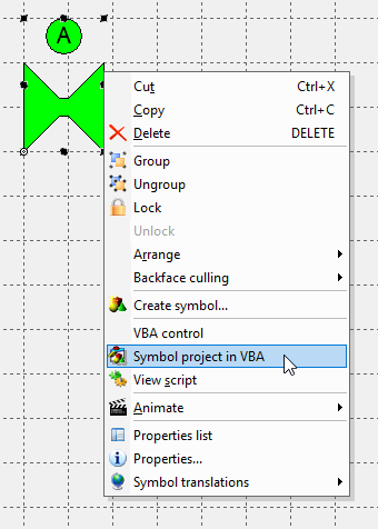 Embedding VBA scripts in Symbols