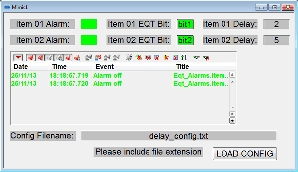 How To Use Time Delayed Alarms With Scada Basic Pcvue Pcvue