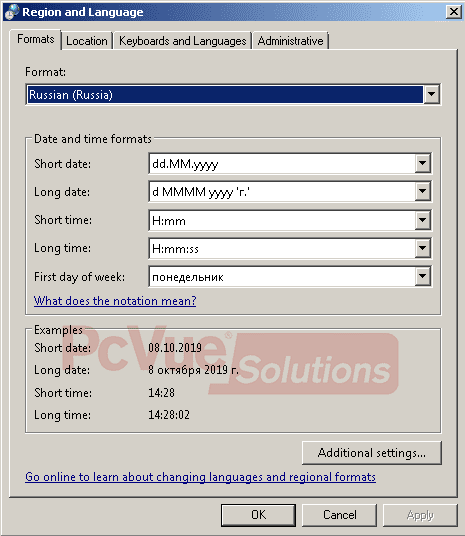 PcVue with Russian Characters - PcVue PcVue