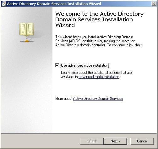 Active Directory Configuration for Windows Server 2008 - PcVue PcVue