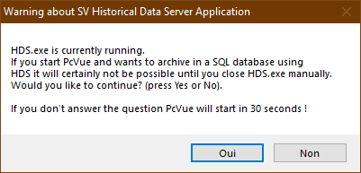 How to check if HDS is running before starting PcVue? - PcVue PcVue