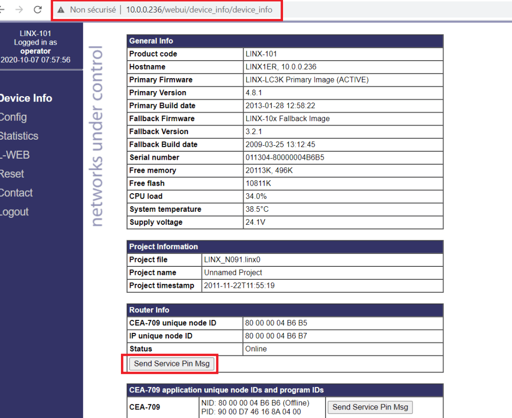 Configure IZOT CT with PcVue - PcVue PcVue
