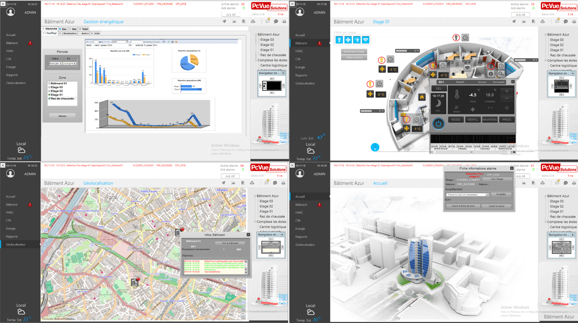PcVue SCREENSHOTS BMS - PcVue PcVue